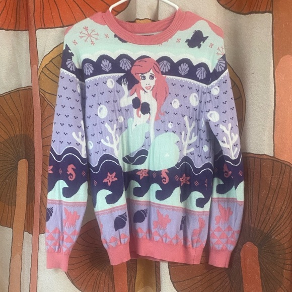 Disney | Sweaters | Disney Princess Ariel The Little Mermaid Sweater ...